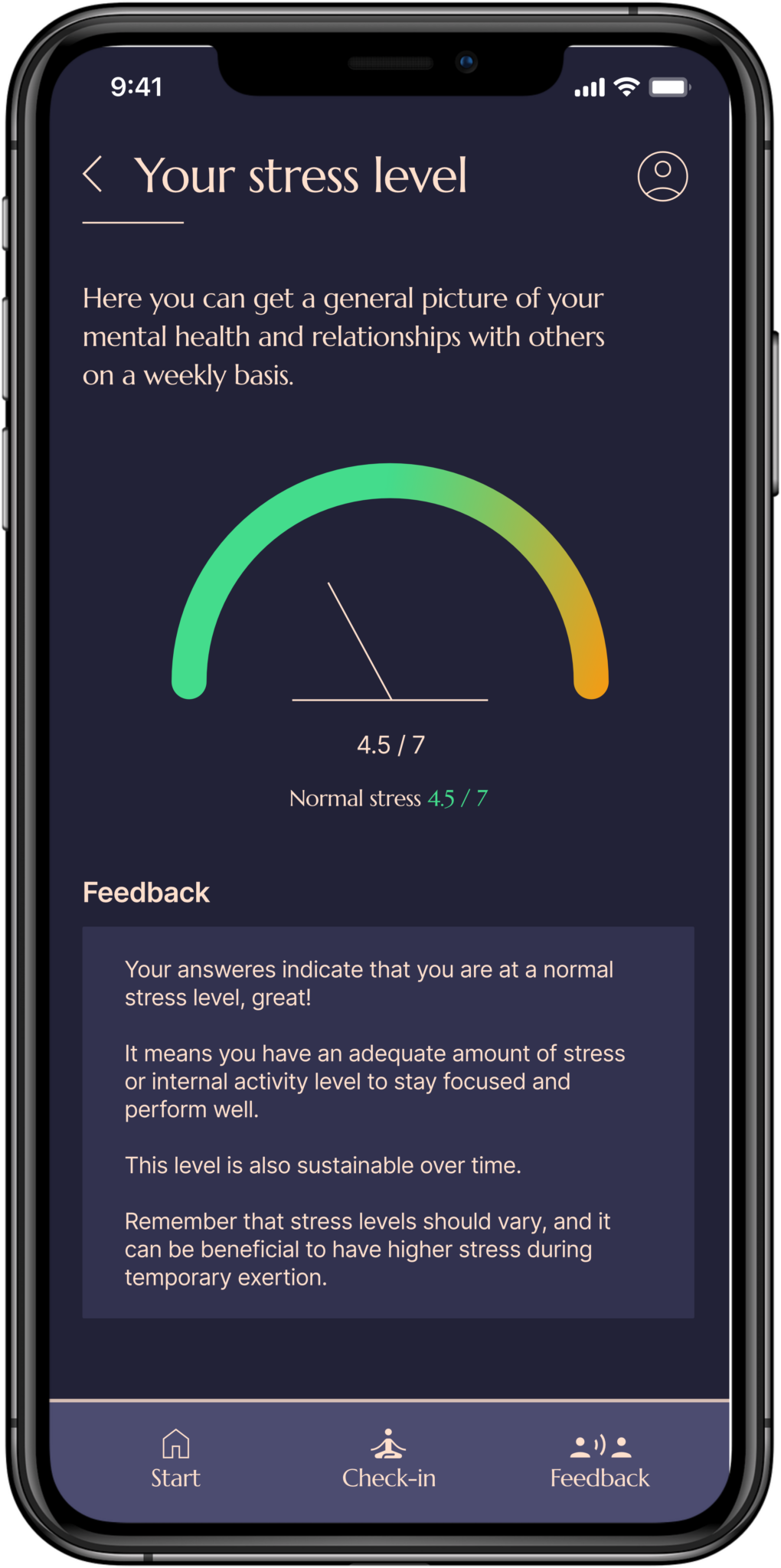 Stress meter | Mindtemp